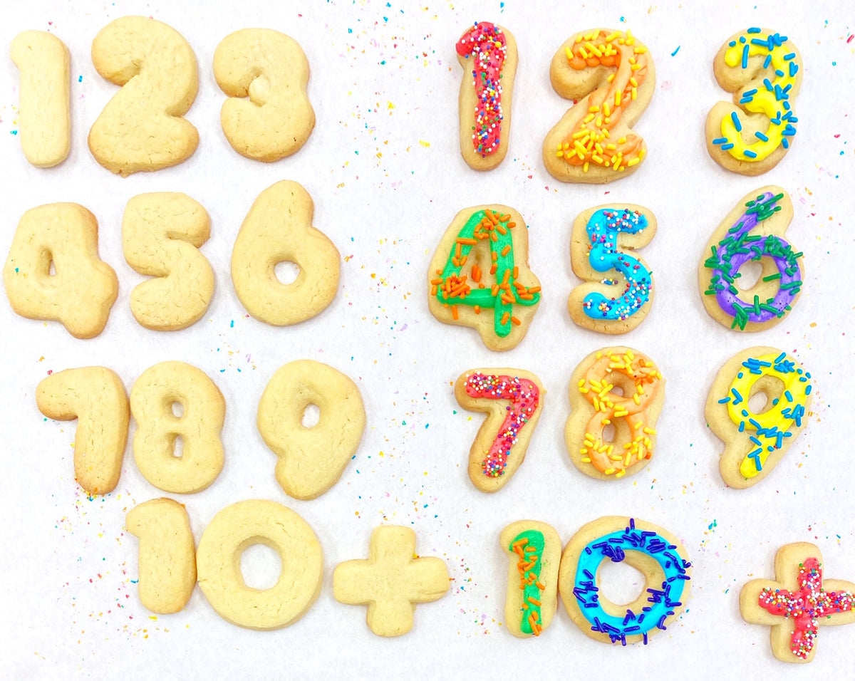 KNOW YOUR NUMBERS Cookie Decorating Kit| Celebrations In The Kitchen