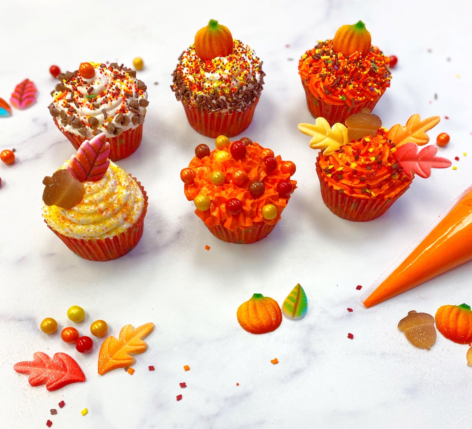 Colors of Fall Cupcake Baking Kit| Celebrations In the Kitchen ...