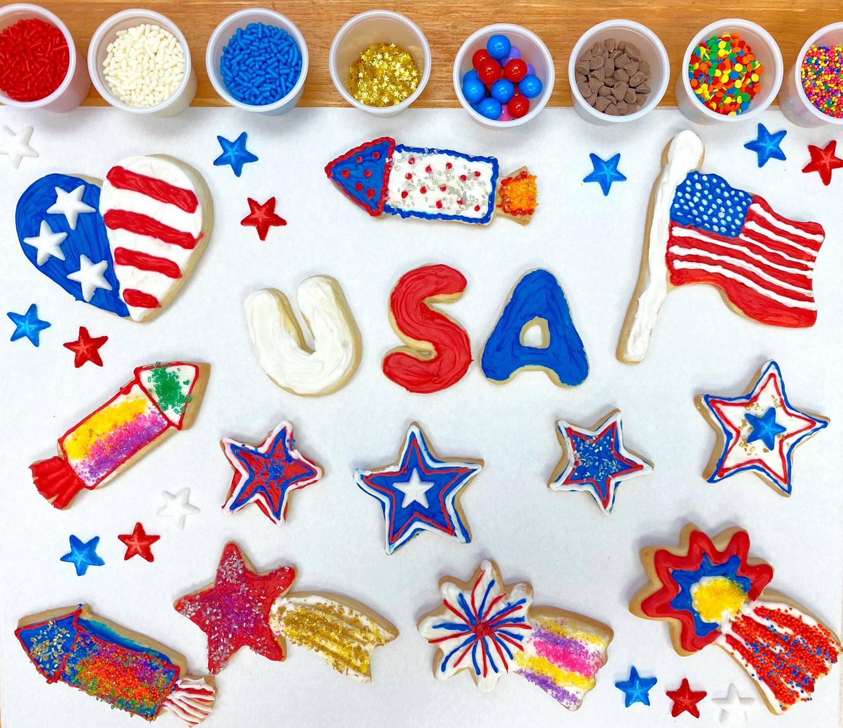 PATRIOTIC Cookie Decorating Kit| Celebrations In The Kitchen